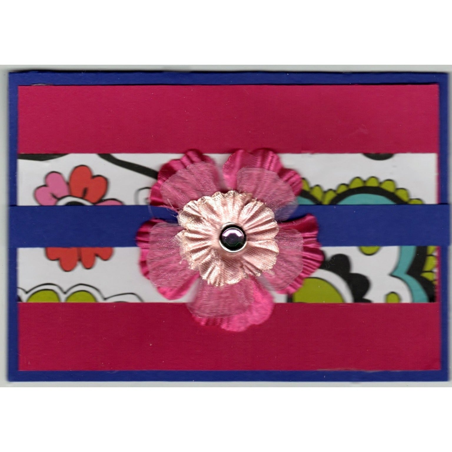 Floral Red Handmade Good Greeting Supply Card CLEARANCE – SharPharMade