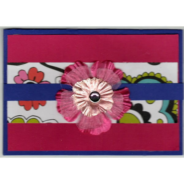 Floral Red Handmade Good Greeting Supply Card CLEARANCE – SharPharMade