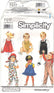 Simplicity 7017 Pattern Vintage Toddler Overalls, Sundress, Jumper, An ...