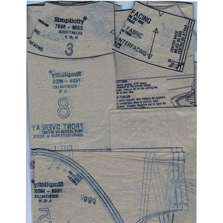 Simplicity 7898 Pattern Vintage Misses Miss Petite Dress – SharPharMade