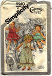 Simplicity 9940 Pattern Vintage Toddlers Sundress In Two Lengths And S – SharPharMade