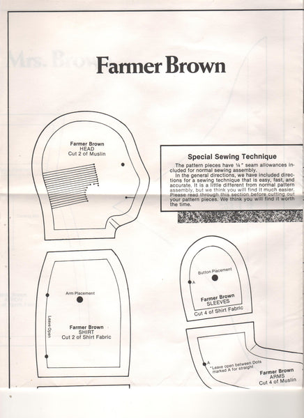 Home Folk Pattern American Farmers No. 841 Vintage – SharPharMade