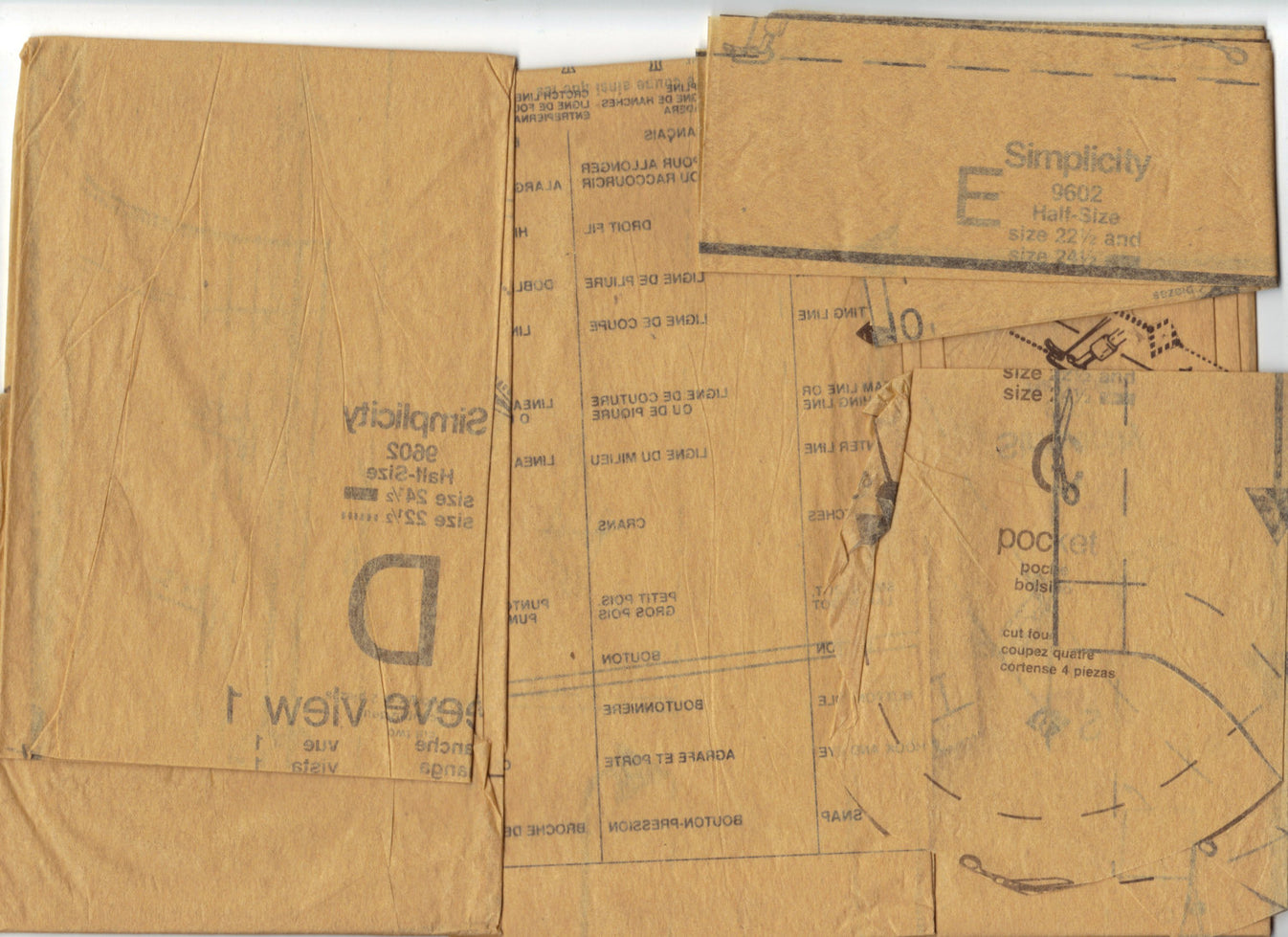 Simplicity 9602 Pattern Vintage Jiffy Pullover Dress or Jumper ...