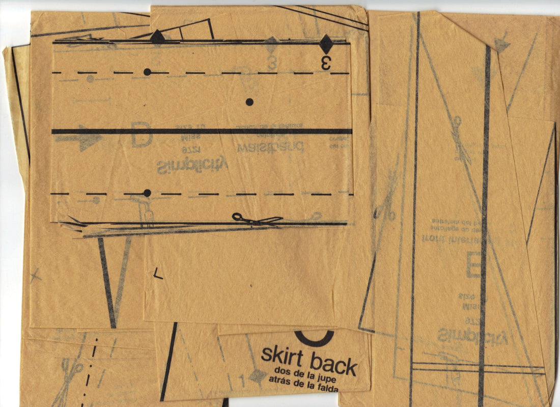 Simplicity 9721 Pattern Vintage Front-Wrap Skirt – SharPharMade